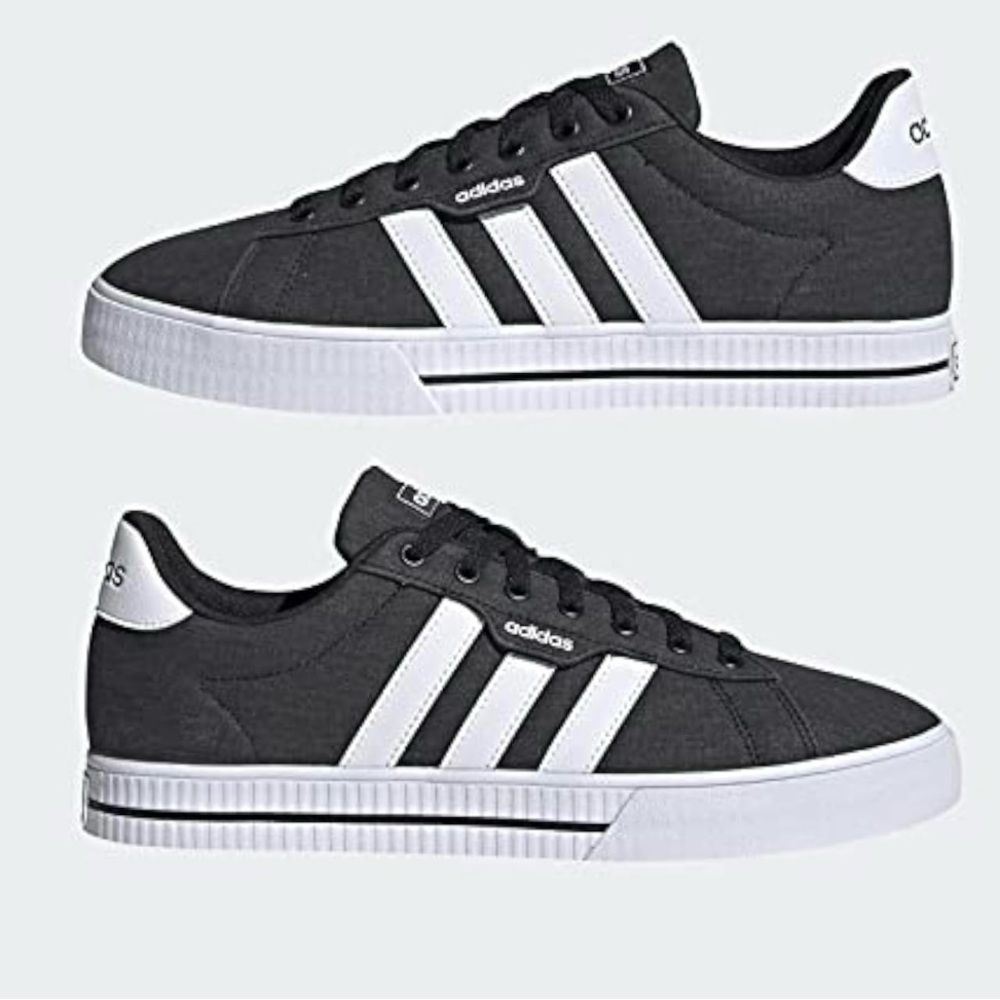 Adidas Classic Black And White Low-Tops - Gem